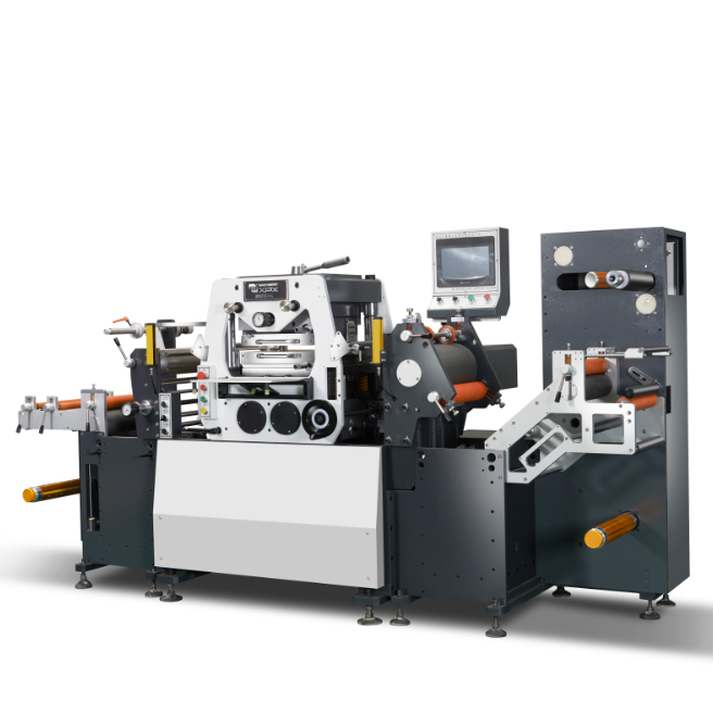 Flatbed Die Cut Label Machine One Station Barcode Sticker Die Cutting ...